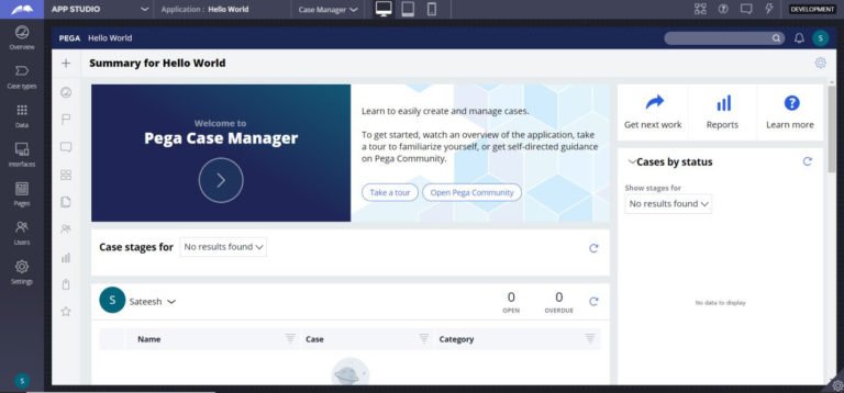 How to Create Brand New Application in Pega 8 - Pega KS
