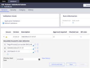 How To Configuring application rulesets Pega 8 - Pega KS