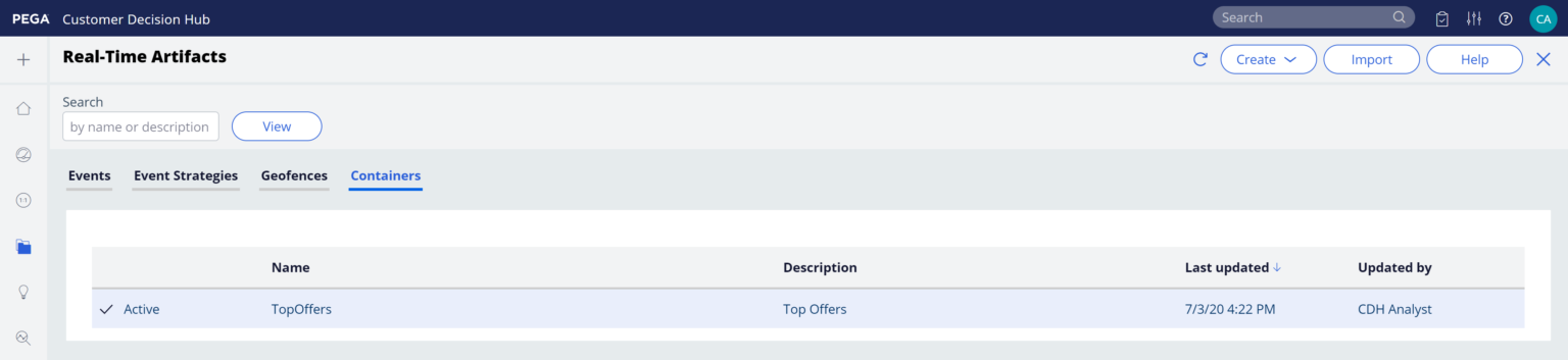 Organizing Customer Actions – Pega Decisioning - Pega KS
